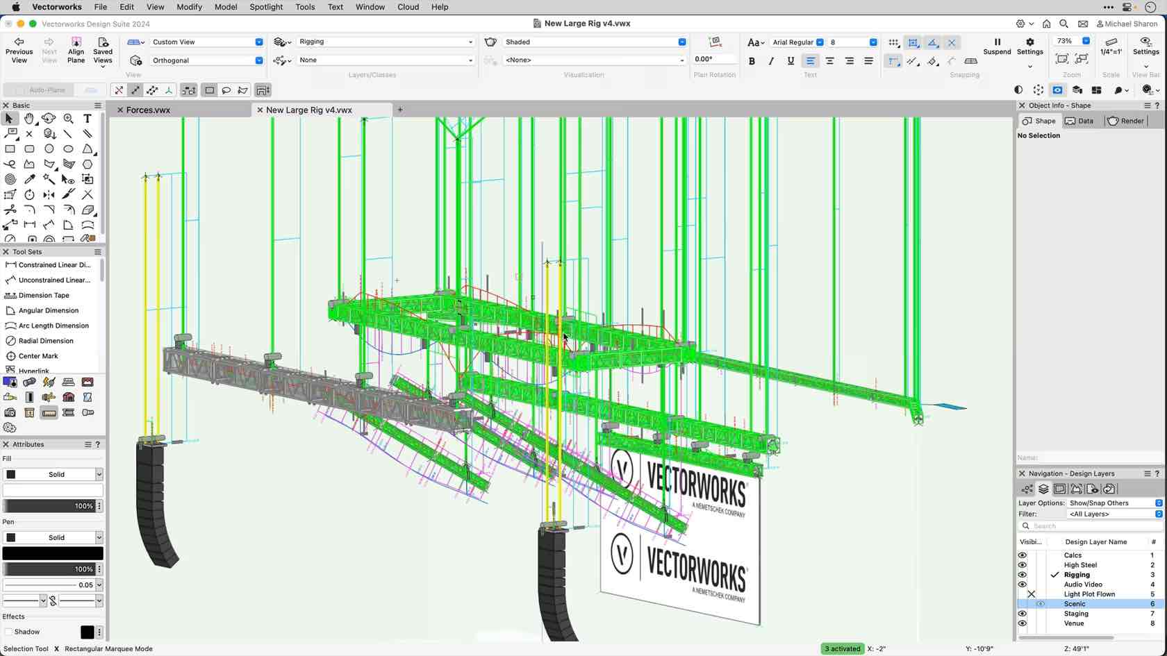 SPOTLIGHT RIGGING BRACEWORKS 2024 | Vectorworks University